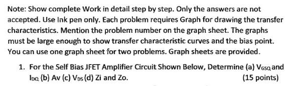 Solved Note: Show complete Work in detail step by step. Only | Chegg.com