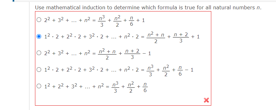 Solved + + n2 = n3 = + + + + 2. Use mathematical induction | Chegg.com