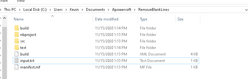 Solved Write a program that reads a file, removes any blank | Chegg.com