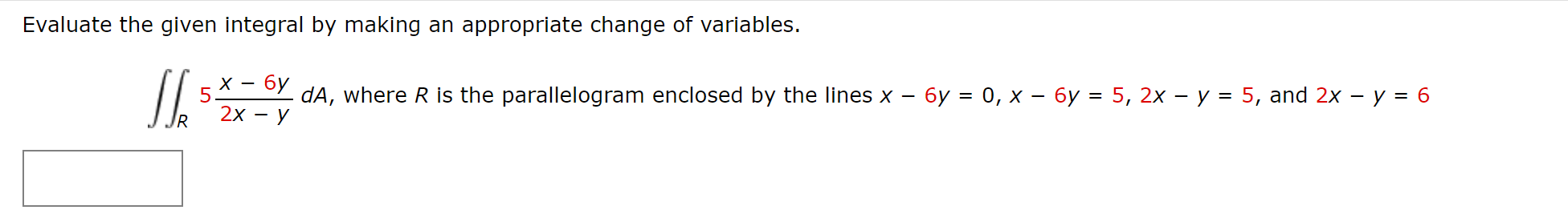 Solved Evaluate the given integral by making an appropriate | Chegg.com