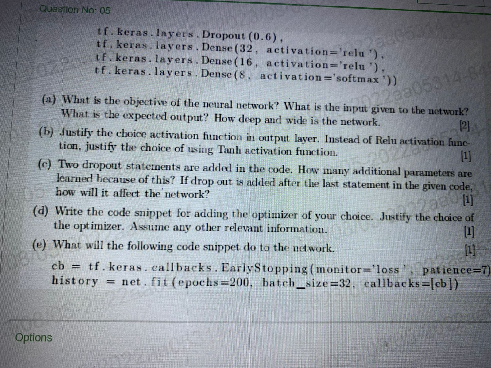 Solved Question No: 05 This is a subjective question, hence | Chegg.com