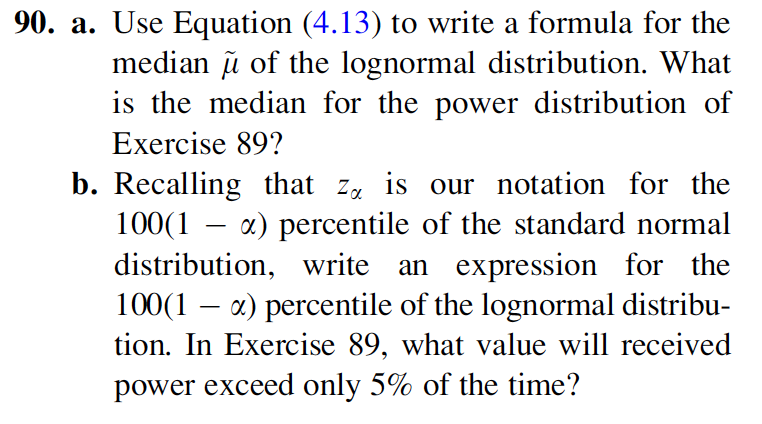 Solved a. ﻿Use Equation (4.13) ﻿to write a formula for | Chegg.com