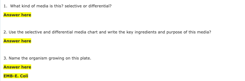 Solved 1. What kind of media is this? selective or | Chegg.com