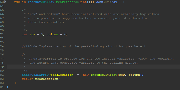 Solved Need Help Implementing A Peak Finding Algorithm In 7932