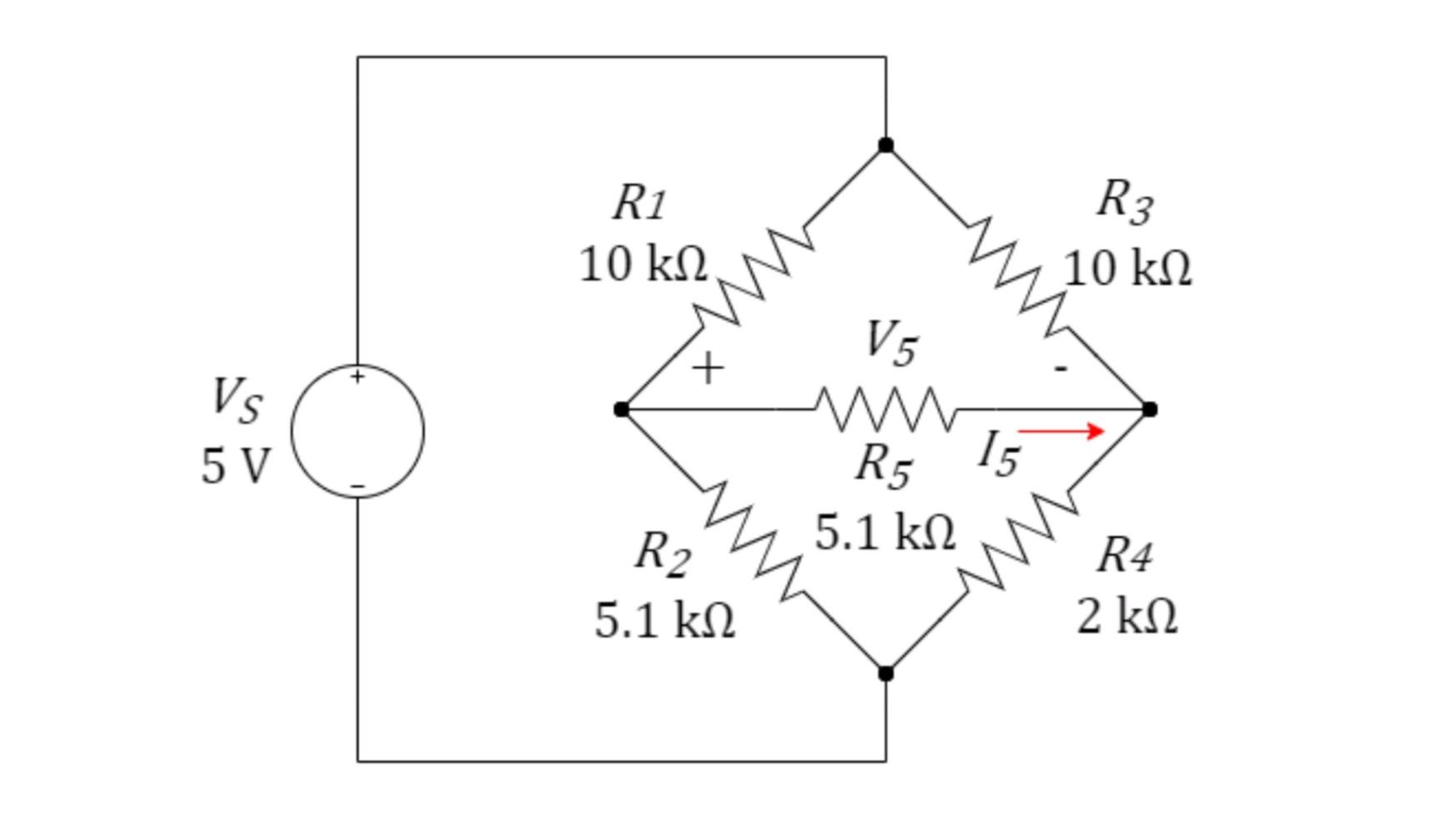 Solved Using the Nodal Analysis Method, calculate V5 and I5 | Chegg.com