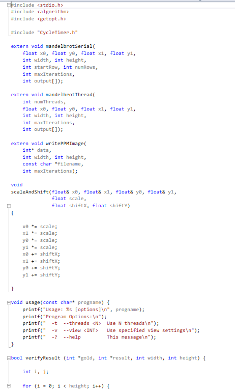 Solved Program 1: Parallel Fractal Generation Using Threads | Chegg.com