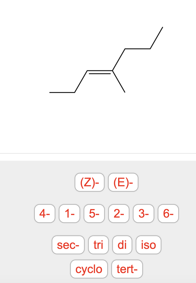 Solved (Z)- (E)- 4- 1- 5- 2- 3- 6- CO sec- tri di iso cyclo | Chegg.com