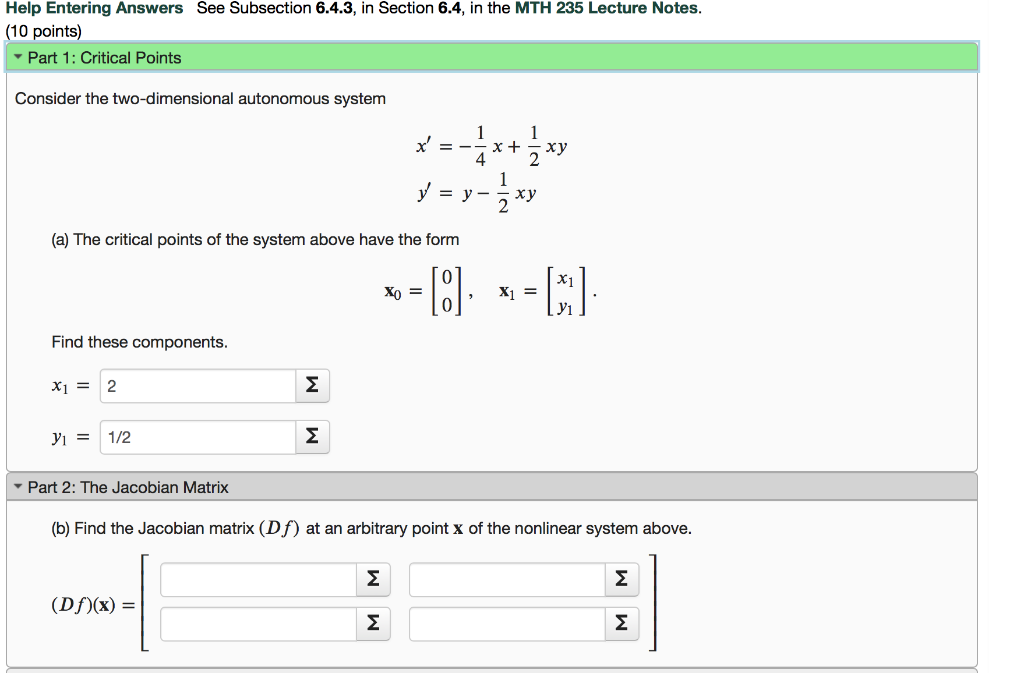 Solved Help Entering Answers See Subsection 6.4.3, in | Chegg.com