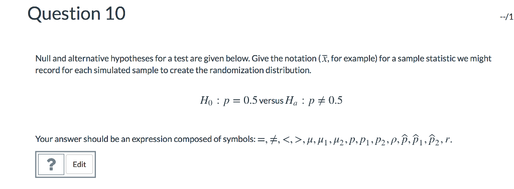 Solved Question 10 Null and alternative hypotheses for a | Chegg.com