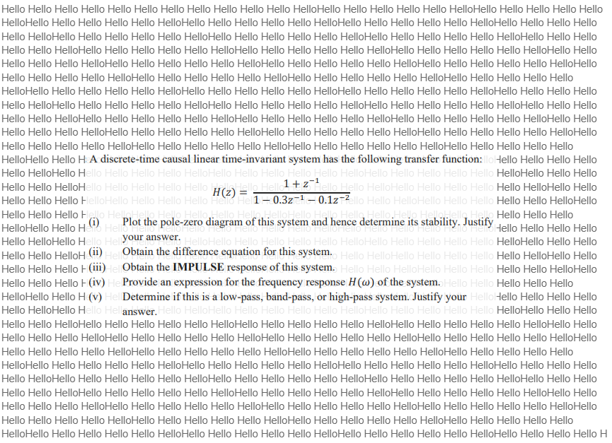 Solved Hello Hello Hello Hello Hello Hello Hello Hello Hello | Chegg.com