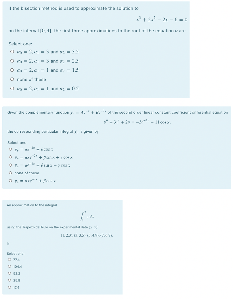 Solved If the bisection method is used to approximate the | Chegg.com