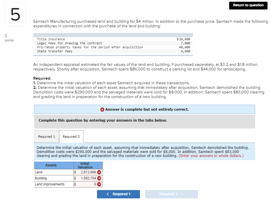 Solved Return To Question Samtech Manufacturing Purchased Chegg