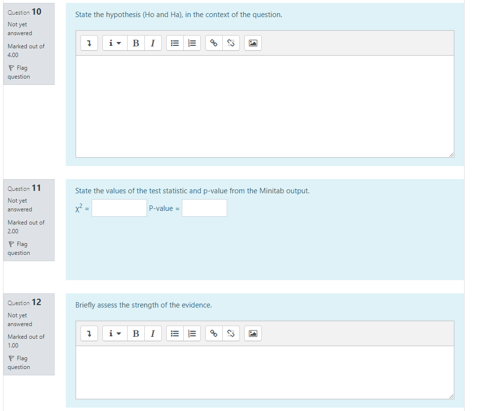Solved Minitab Output for Lab 5 Question 2 [Moodle QUESTIONS | Chegg.com