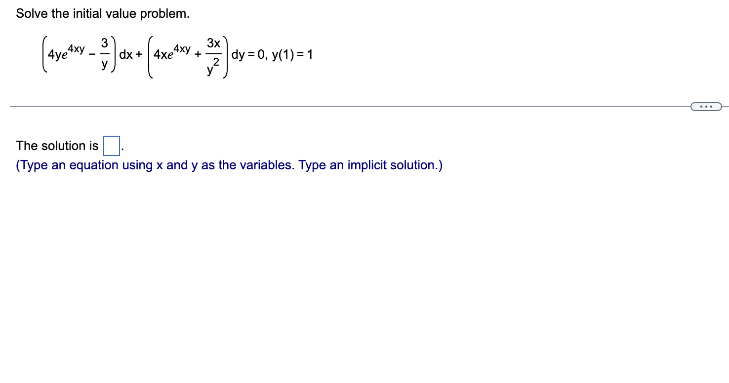 Solved Solve the initial value problem. | Chegg.com