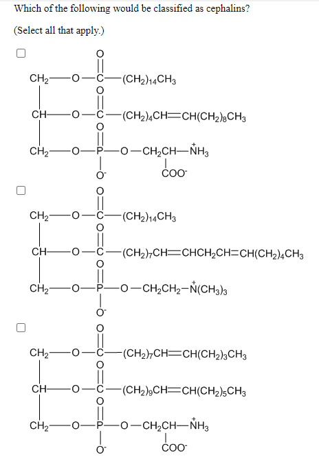 Solved Which of the following would be classified as | Chegg.com