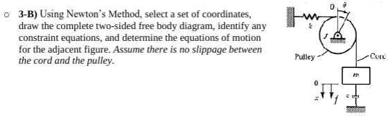 Solved 3-B) Using Newton's Method, select a set of | Chegg.com