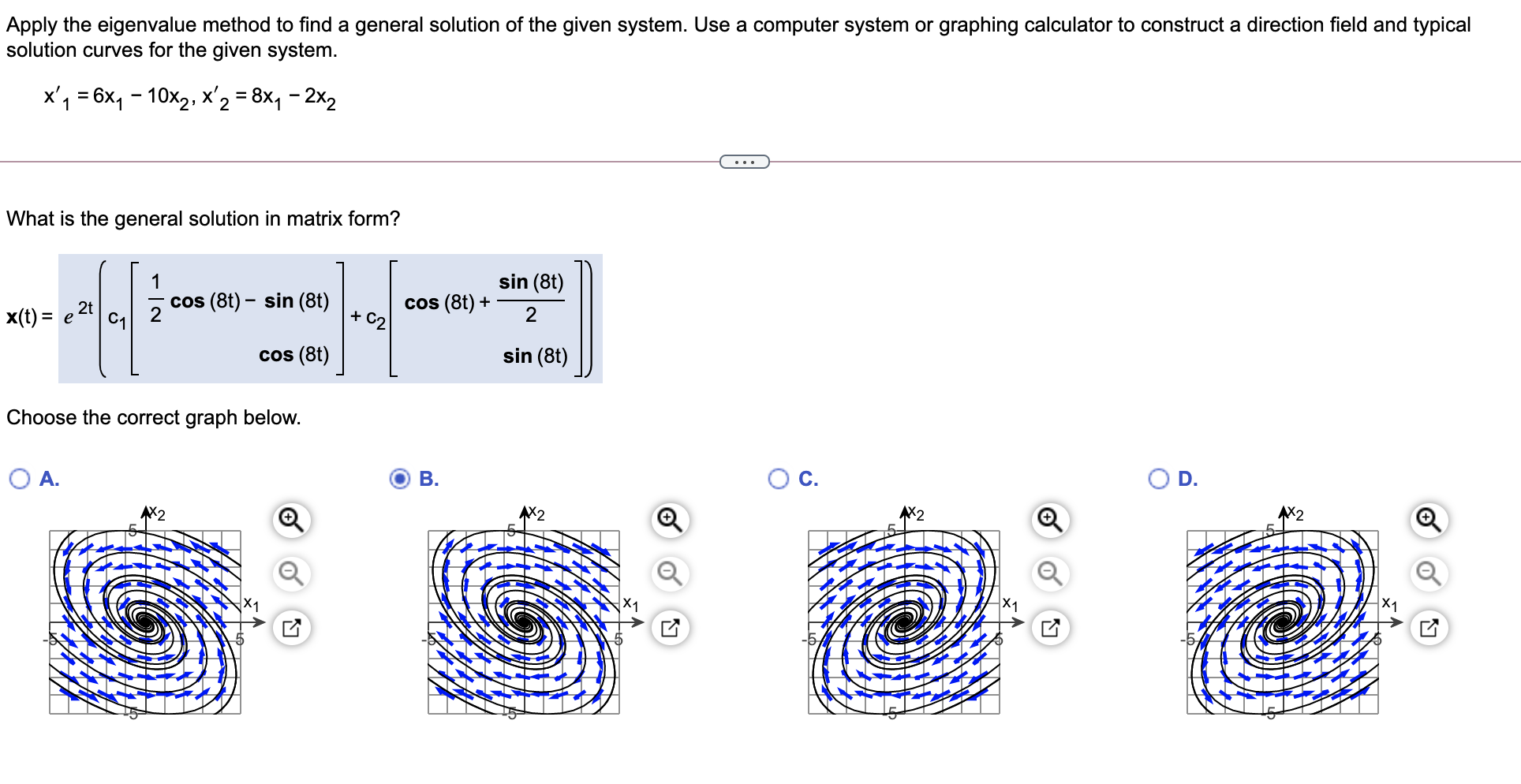 Solved Apply the eigenvalue method to find a general | Chegg.com Solved Apply the eigenvalue method to find a general | Chegg.com