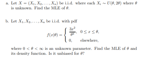 Solved a. ﻿Let x=(x1,x2,dots,xn) ﻿be i.i.d. ﻿where each | Chegg.com