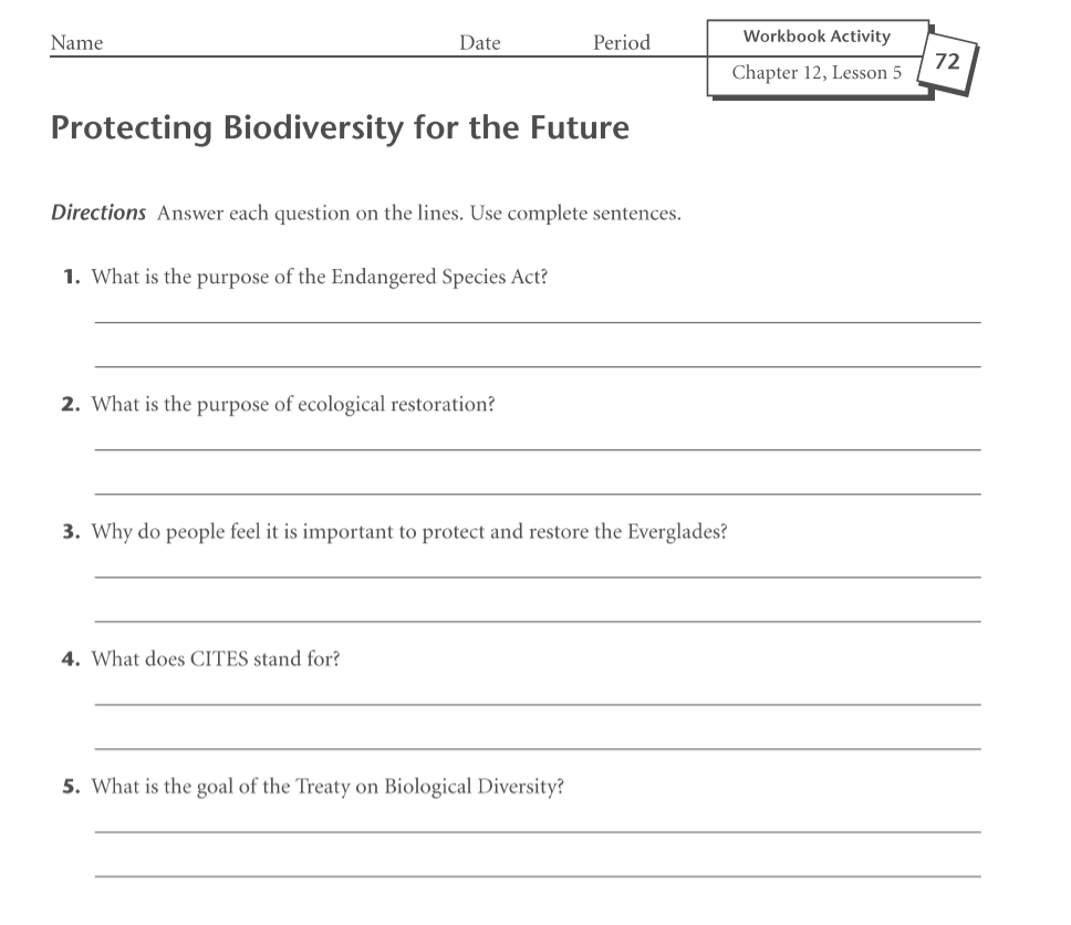 Solved Name Date Period Workbook Activity Chapter 12, Lesson | Chegg.com