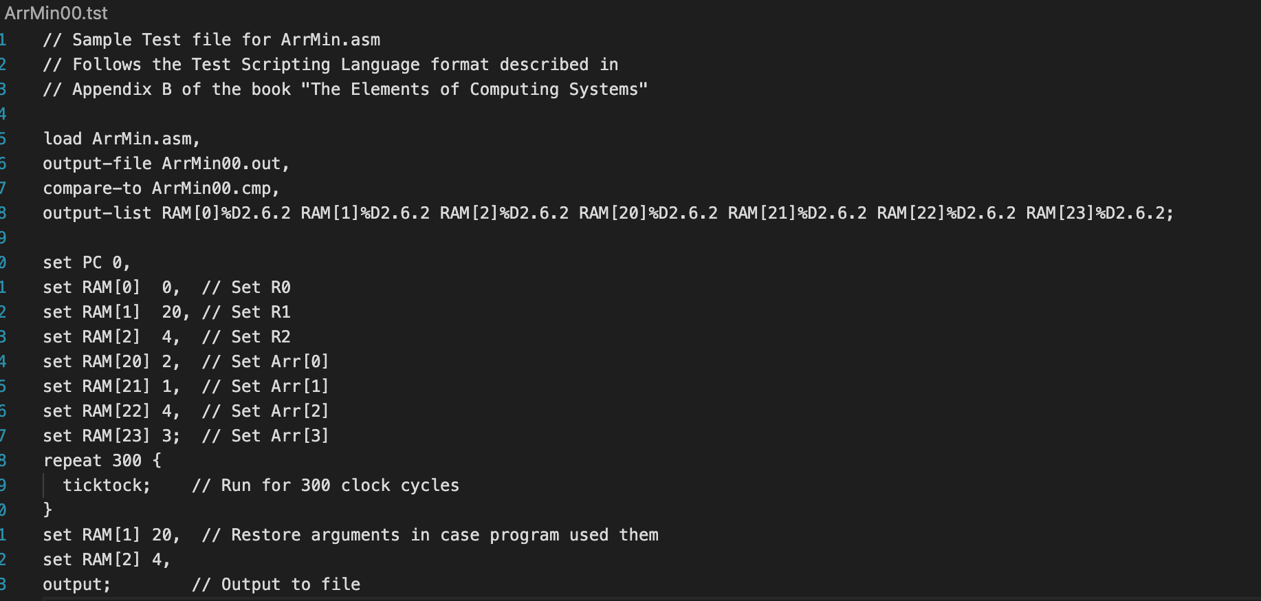 Solved Complete the code in ArrMin.asm.Inputs: R1 contains | Chegg.com