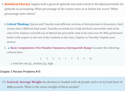 Solved 1. Statistical Literacy Angela took a general | Chegg.com