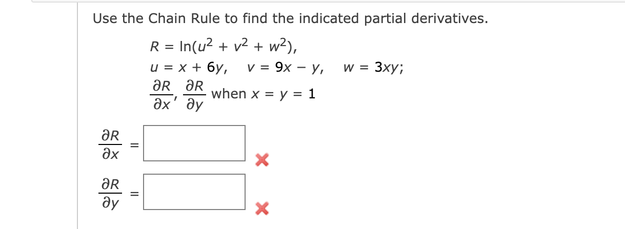 Solved Use the Chain Rule to find the indicated partial | Chegg.com