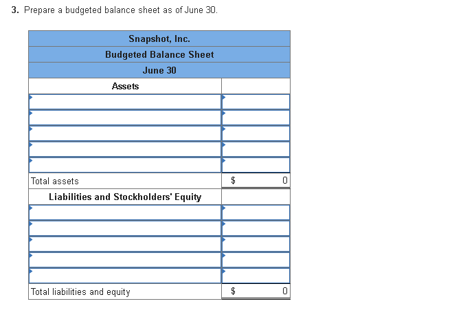 Solved The balance sheet of Snapshot, Inc., a distributor of | Chegg.com