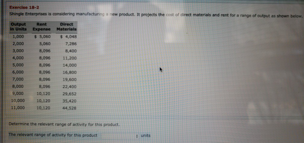 Solved Exercise 18-2 Shingle Enterprises is considering | Chegg.com