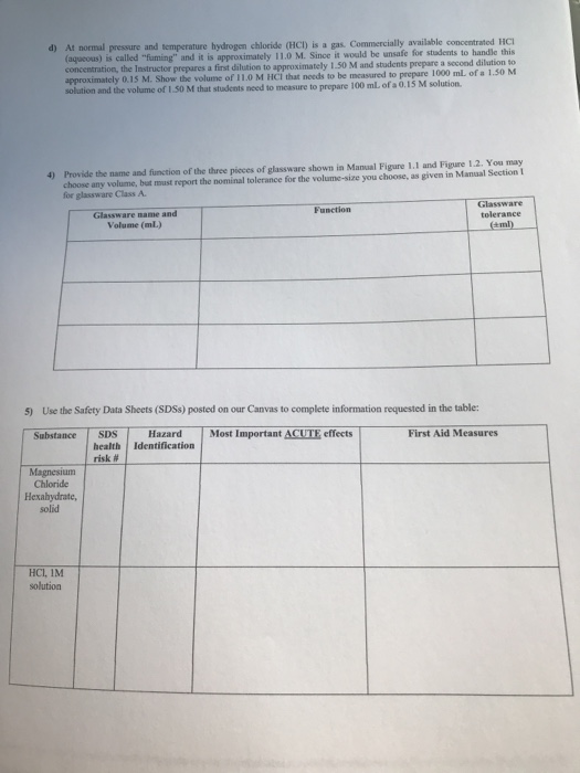 Solved Pre-Laboratory Assignment EXPERIMENT #1: | Chegg.com