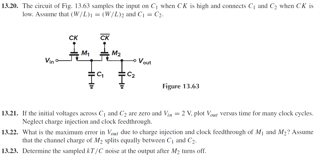 From Design of Analog CMOS Integrated Circuits, 2nd | Chegg.com