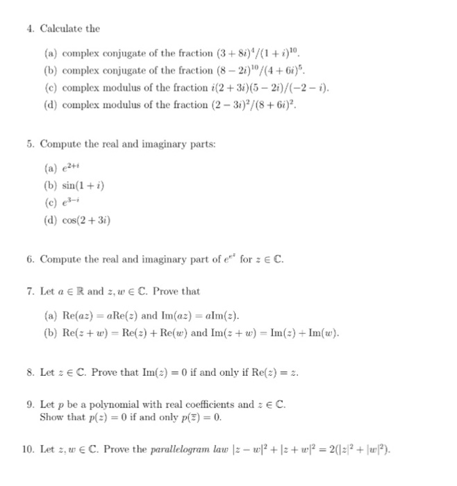 Solved Calculate the complex conjugate of the fraction (3 + | Chegg.com