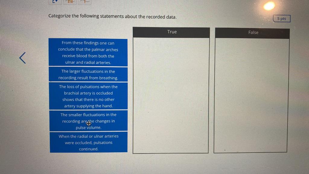 Categorize the following statements about the | Chegg.com