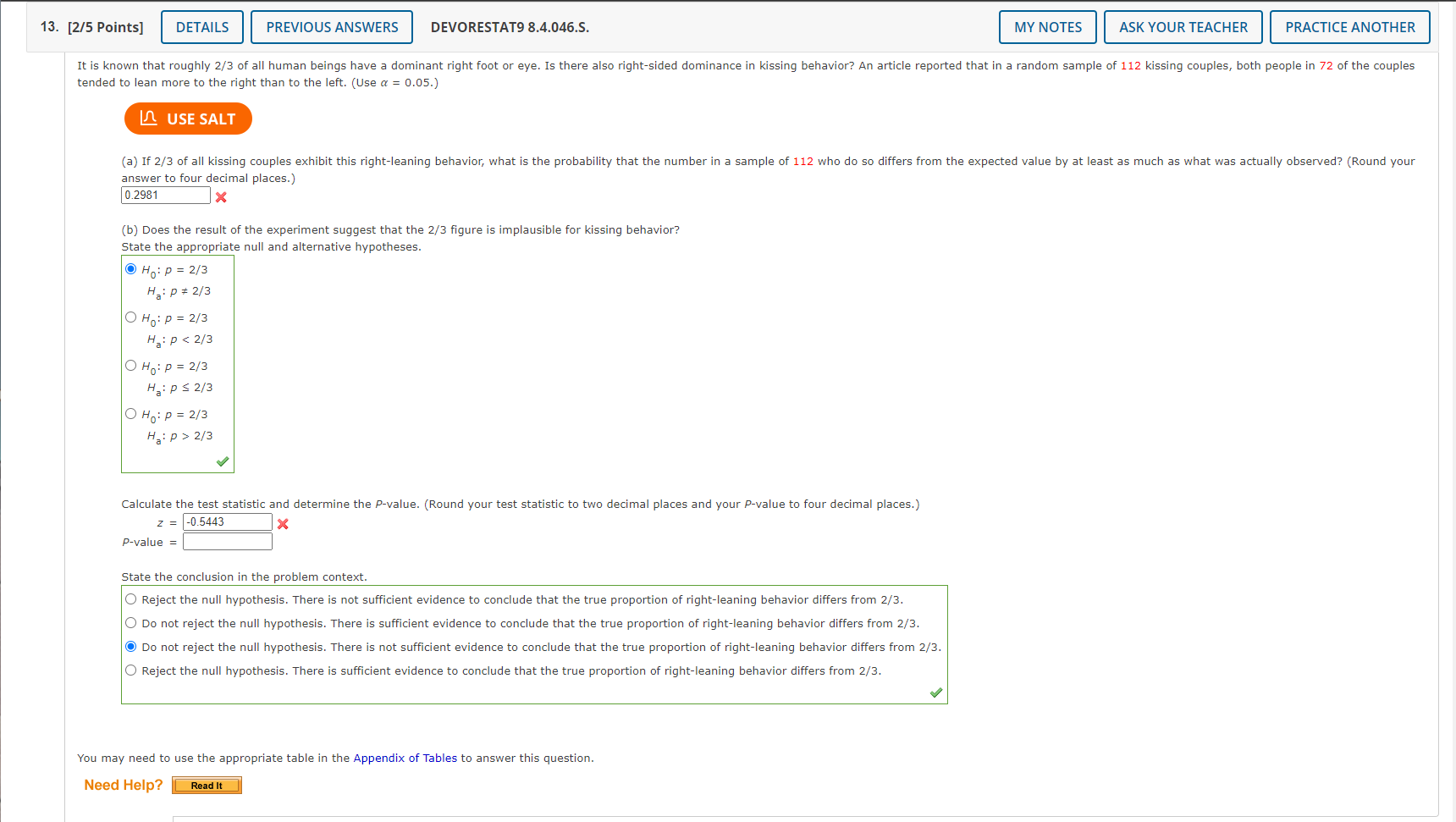 Solved tended to lean more to the right than to the left. | Chegg.com