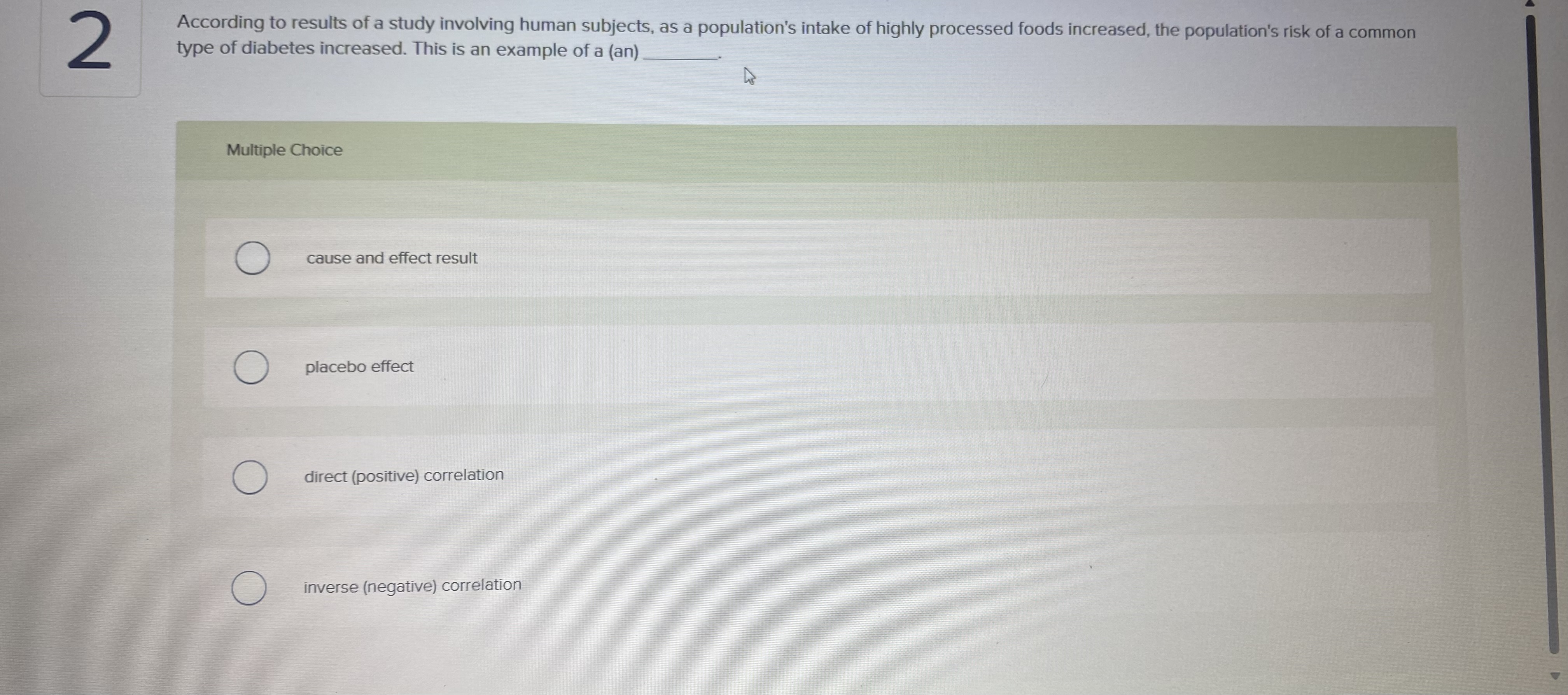 Solved According to results of a study involving human | Chegg.com