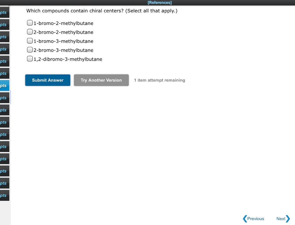 Solved Consider the following structure. (a) Determine if | Chegg.com
