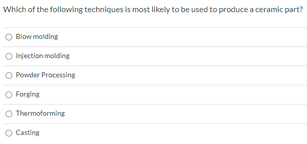 Solved Which of the following techniques is most likely to | Chegg.com