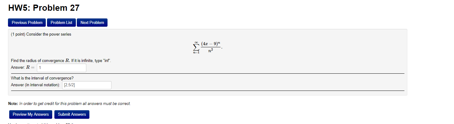 Solved HW5: Problem 27 Previous Problem Problem List Next | Chegg.com