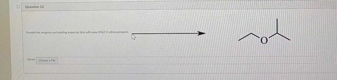 Solved Question 12 Provide the reagents and starting | Chegg.com
