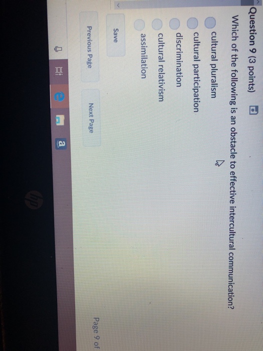 Solved Question 9 (3 points) Which of the following is an | Chegg.com