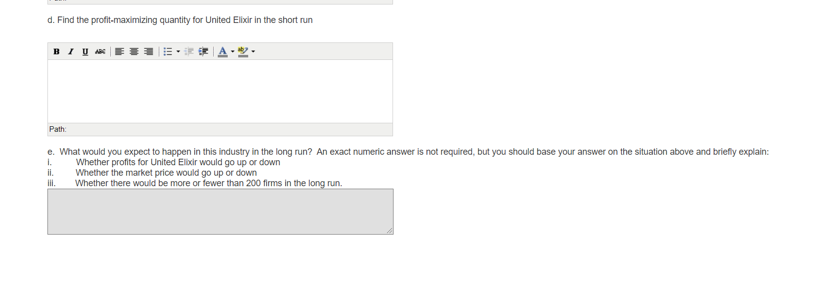 Solved Your firm, United Elixir, is one of 200 identical | Chegg.com