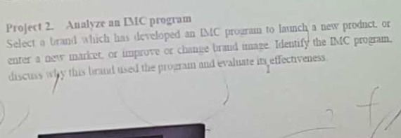 Solved Select a brand which has developed an IMC program to | Chegg.com