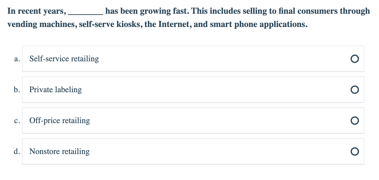 Solved In recent years, has been growing fast. This includes | Chegg.com