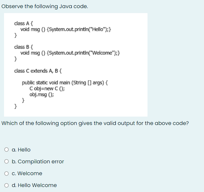 Solved class Animal private int age; Animal (int age) { | Chegg.com