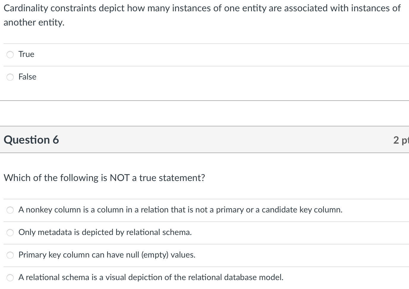 Solved Cardinality constraints depict how many instances of | Chegg.com
