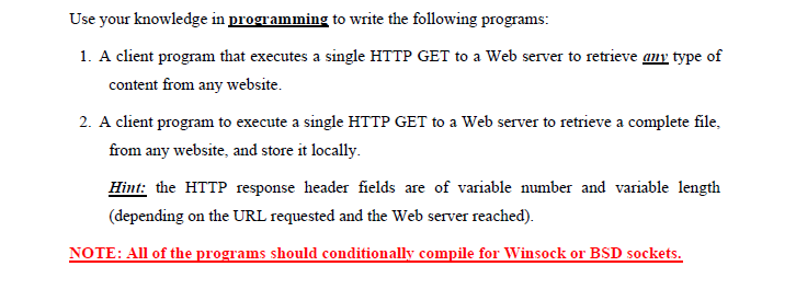 Solved Use your knowledge in programming to write the | Chegg.com