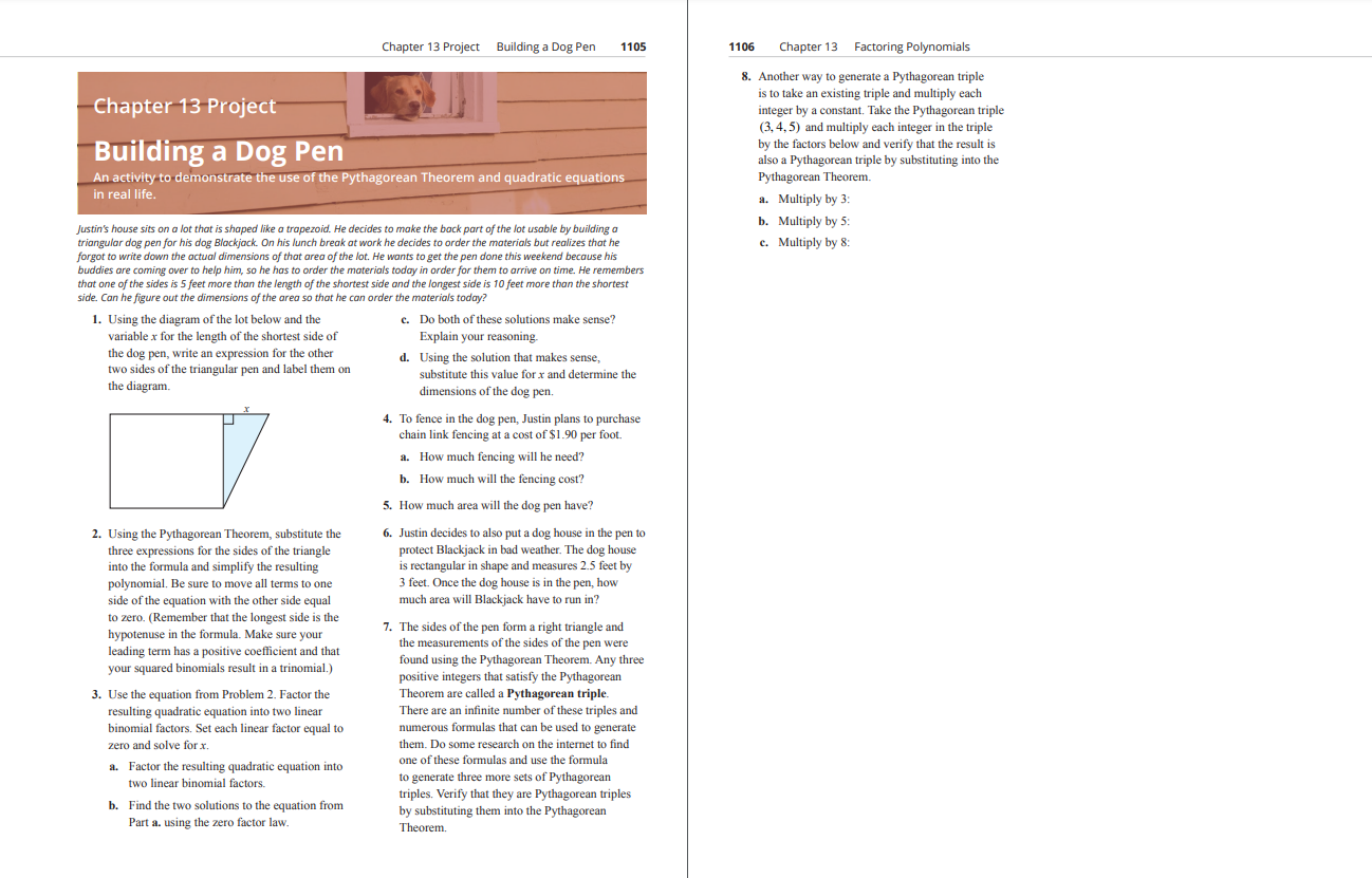 Solved Chapter 13 ﻿Factoring Polynomials | Chegg.com