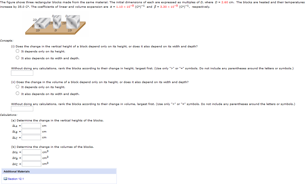Solved The figure shows three rectangular blocks made from | Chegg.com