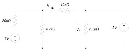 Solved Using "Node Voltage Analysis" and "Mesh Current | Chegg.com