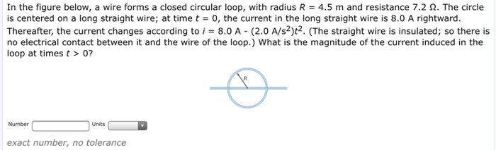 Solved In the figure below, a wire forms a closed circular | Chegg.com