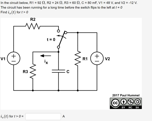 Solved In ﻿the circuit below, | Chegg.com